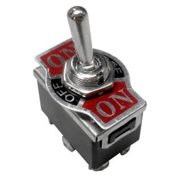 Switch De Palanca Metal Cola De Rata 6 Pines 2 Polo 2 Tiro 125v 20A MEX