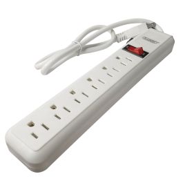 520-415 Barra Multicontacto 6 Salidas con Protector Contra Sobrecargas RAD