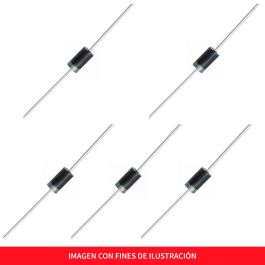 RGP10J-5 Paquete 5Pz Diodo Rectificador